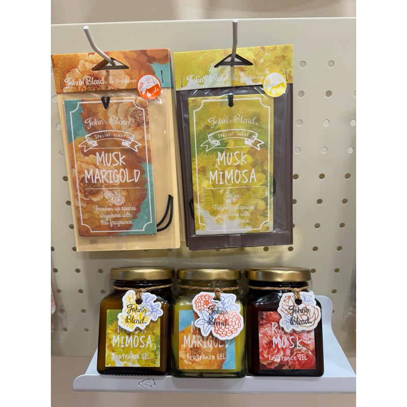 日本 John's Blend 花香麝香果醬罐裝 限量版懷舊香味 香氛 凝膠汽車香氛 | 蝦皮購物