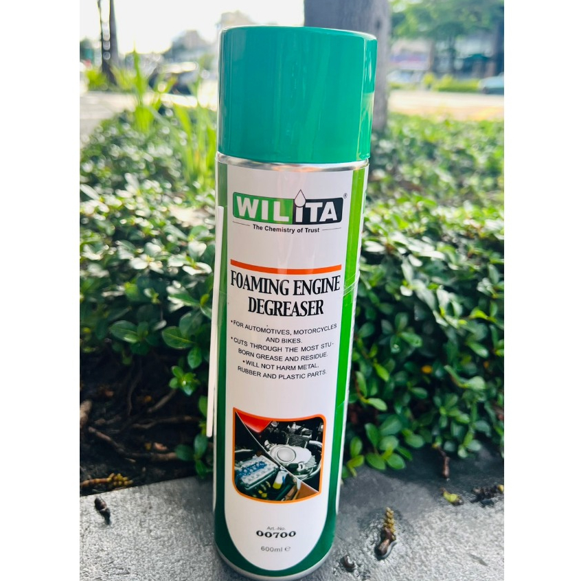 【放肆拜客】WILITA 威力特 強效分解油污 泡沫式引擎外部清潔劑600ml -00700 | 蝦皮購物