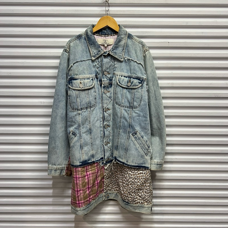 《OPMM》-[ Natasha Zinko ]Oversized Multi-panel Denim Jacket | 蝦皮購物