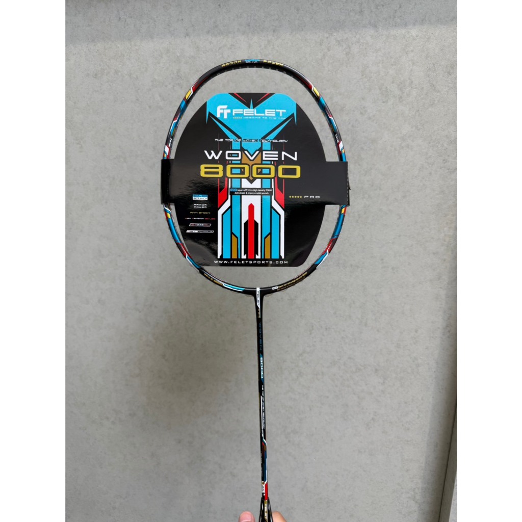 【BOSS羽球】FELET 羽球拍 WOVEN 8000 4UG6 | 蝦皮購物