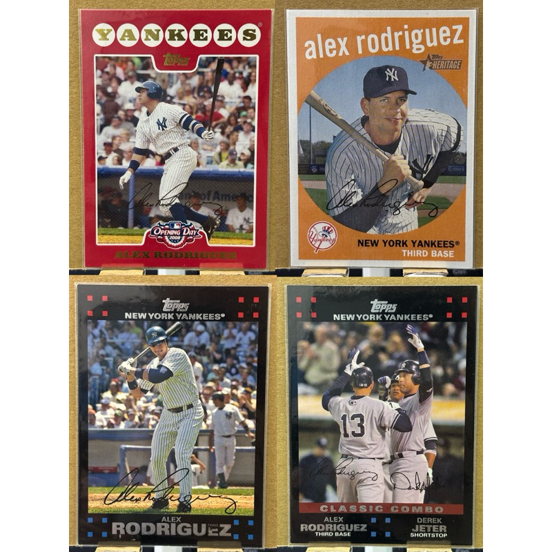 【AL-193】MLB 紐約洋基 ALEX RODRIGUEZ 印刷簽名版 | 蝦皮購物