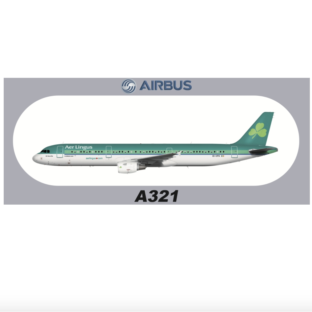 RBF現貨 A321 AER LINGUS 20x8.8CM STICKER 貼紙 S-R-A321-CPH | 蝦皮購物