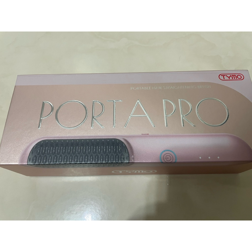 [TYMO]粉色PORTA PRO 負離子無線直髮梳（保固中） | 蝦皮購物