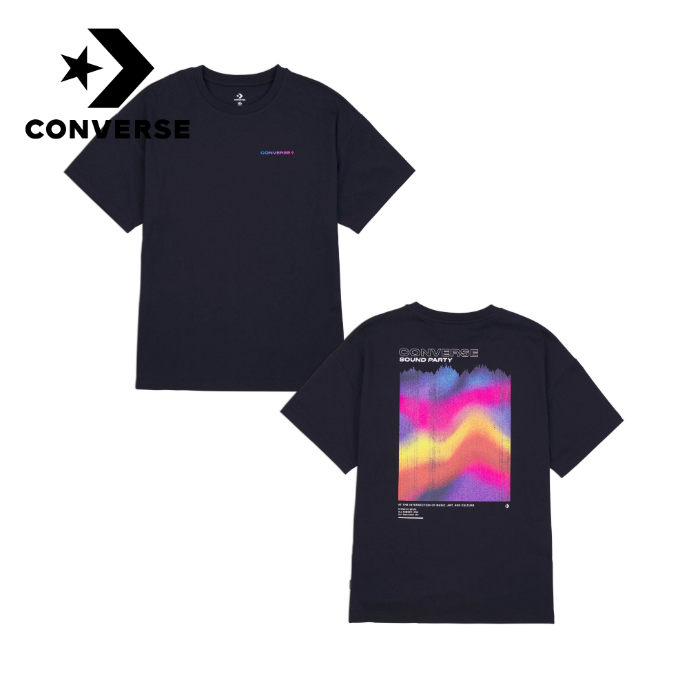 【Converse】女性_服飾_10026374-A02_COLORFUL SOUND WAVES TEE_官方旗艦店 | 蝦皮購物