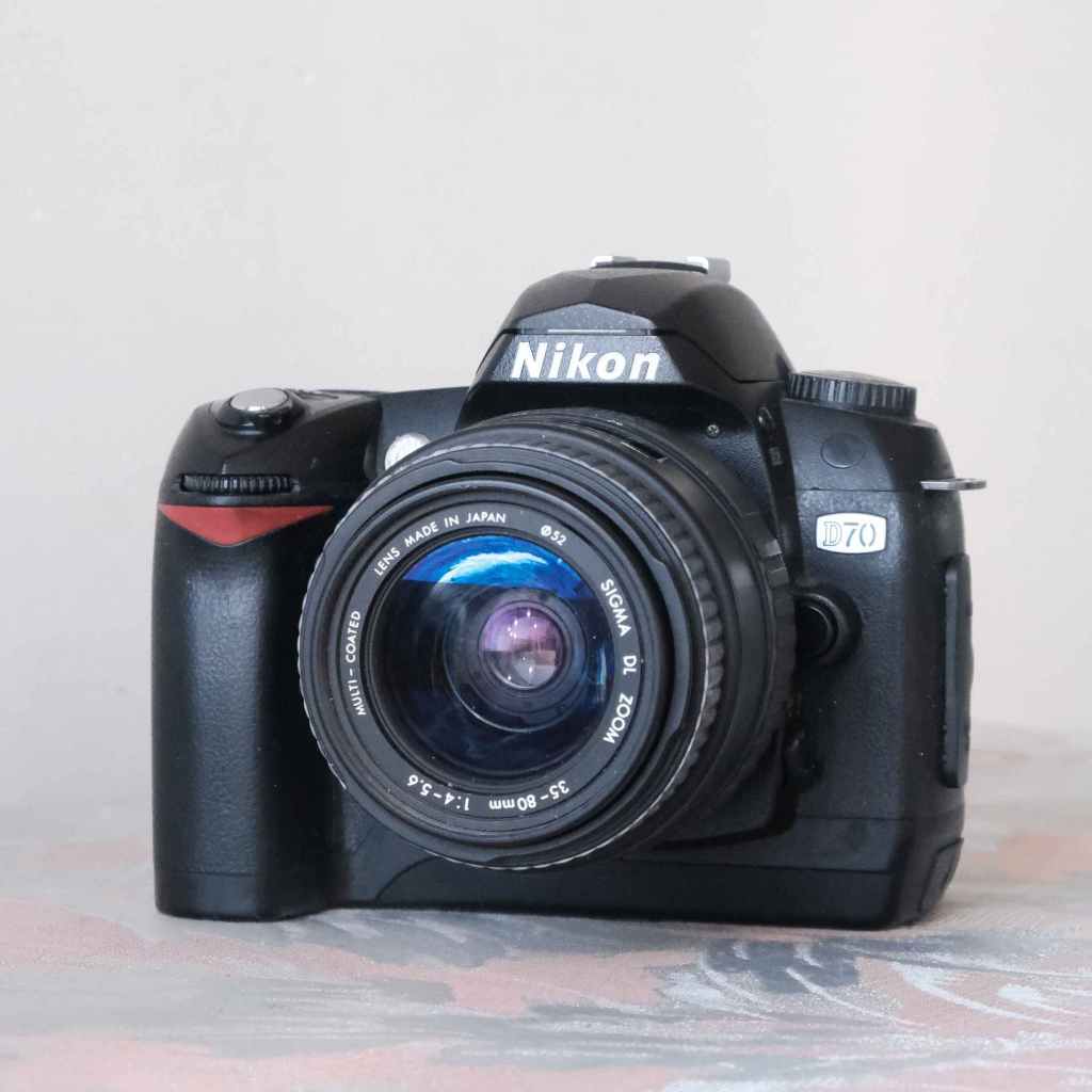 NIKON D70 附一顆鏡頭 自動 單眼 SLR CCD 老數位 相機 | 蝦皮購物
