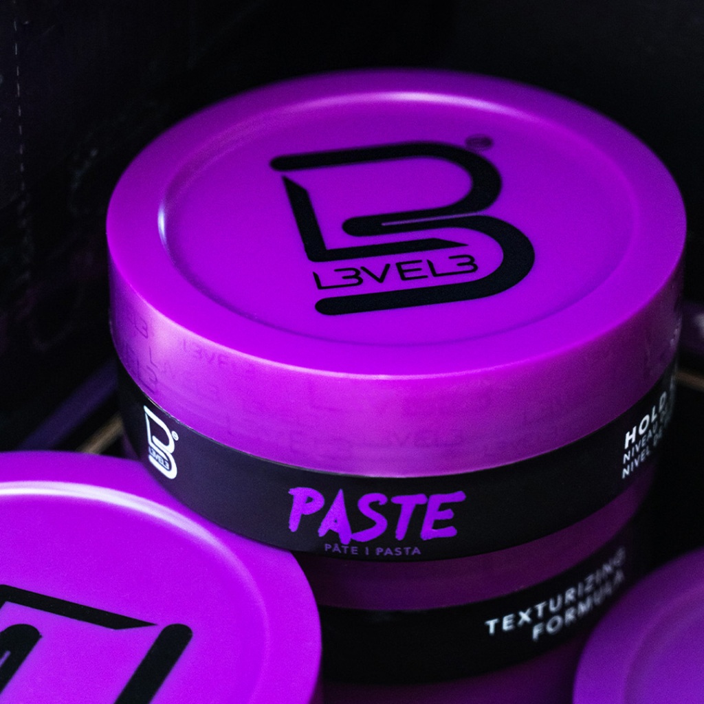 【整潔男士】LV3髮泥 滑順不乾澀的髮泥－L3VEL3 PASTE 無光澤髮泥 滑順好推好重塑 !! | 蝦皮購物