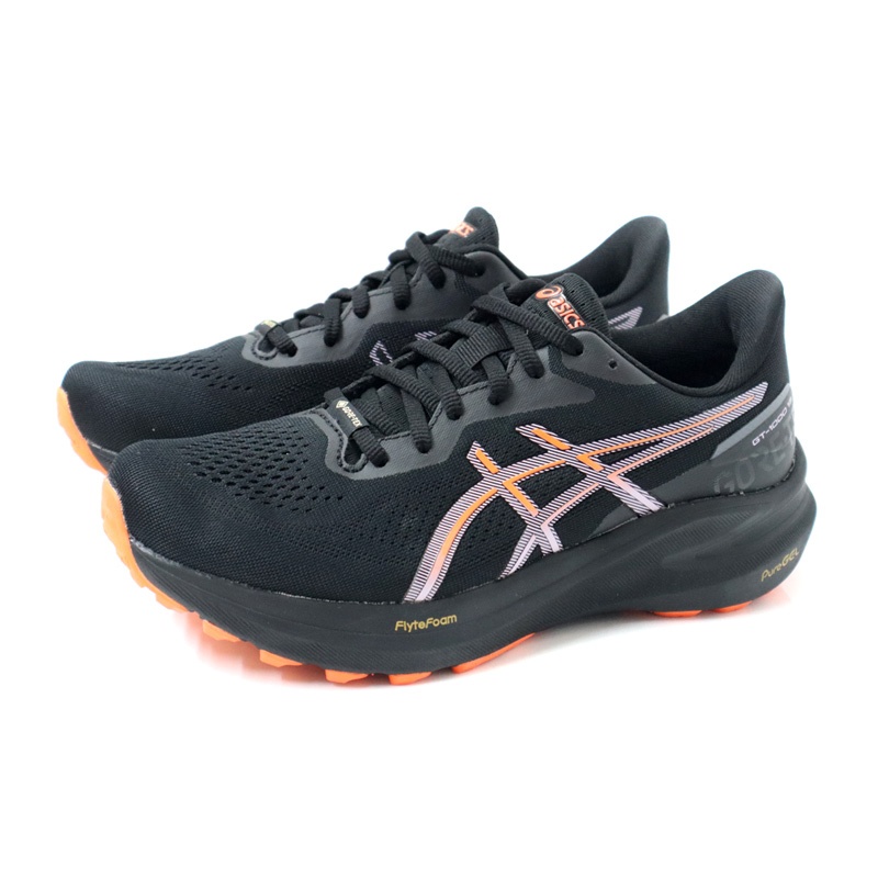 亞瑟士 ASICS GT-1000 13 GTX 運動鞋 慢跑鞋 黑/橘 女鞋 1012B661-002 no774 | 蝦皮購物