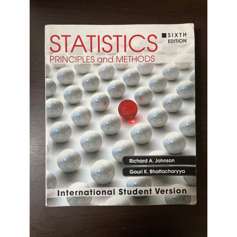 STATISTICS PRINCIPLES and METHODS (SIXTH EDITION) | 蝦皮購物