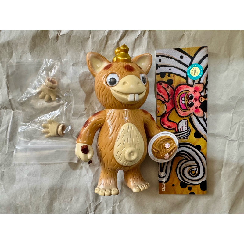 one up x rampage 拉麵布斯卡 sofubi 軟膠 設計師玩具 | 蝦皮購物