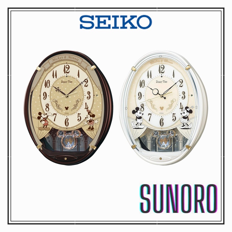 日本直送 Seiko 精工 鐘錶 時鐘 掛鐘 壁鐘 FW579B FW579W 迪士尼主題 6種旋律 | 蝦皮購物