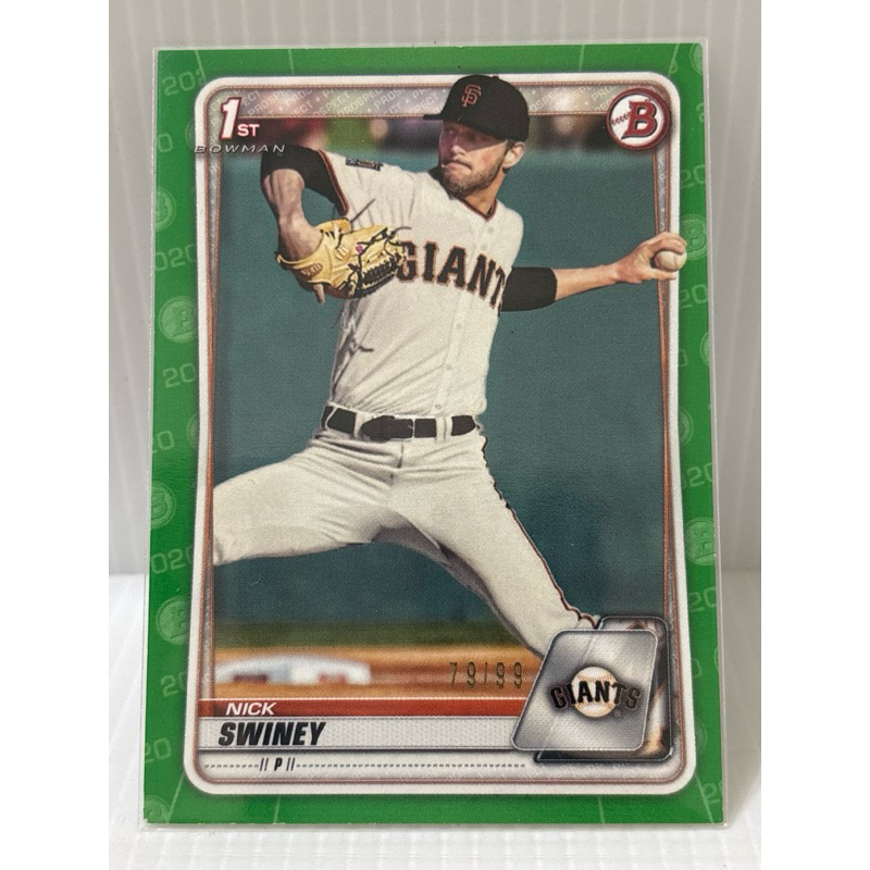 【AL-130】MLB 舊金山巨人隊 NICK SWINEY BOWMAN 1st 限量/99 | 蝦皮購物