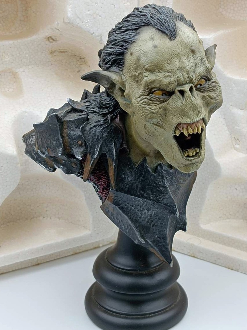 sideshow+weta 魔戒 moria orc swordsman 半獸人胸像 (絕版珍藏品) | 蝦皮購物