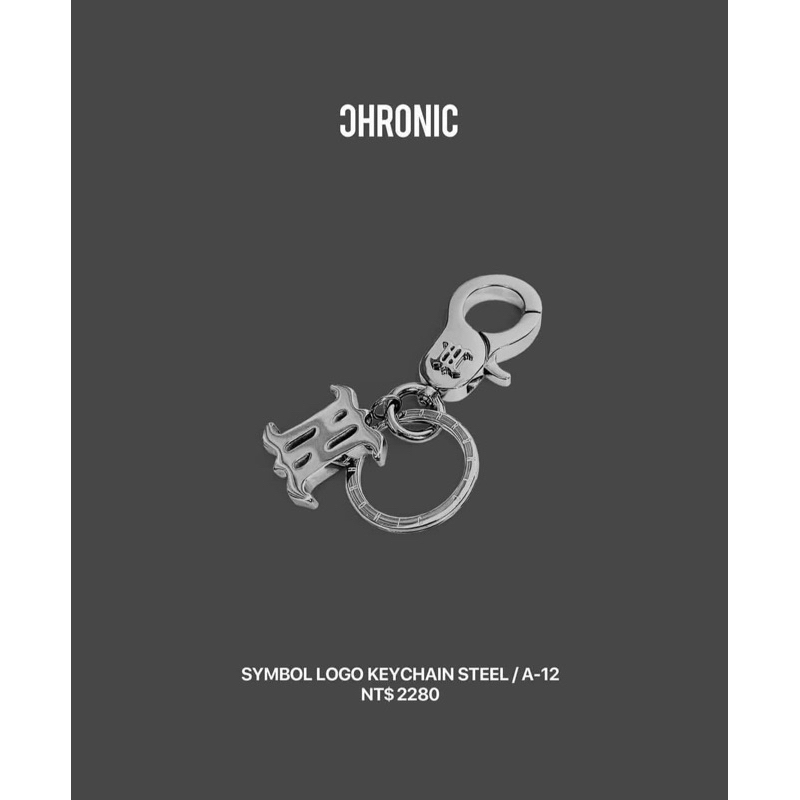CHRONIC SYMBOL LOGO KEYCHAIN STEEL / A-12 | 蝦皮購物