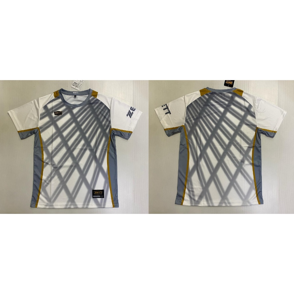 2025 ZETT 春季全昇華圓領練習服 排汗衣 BOTT-3826SP25S 白 | 蝦皮購物