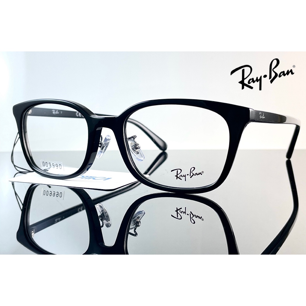 ☆高雄眼鏡站☆全新正品 Ray Ban RB5407D 2000 黑框金屬鼻墊款(LUXOTTICA 原廠公司貨) | 蝦皮購物