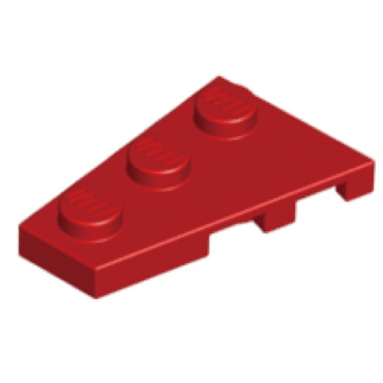 COOLPON｜這是樂高®LEGO®的正版零件 43723 楔形 Wedge 3x2 左側 4180533 紅 | 蝦皮購物
