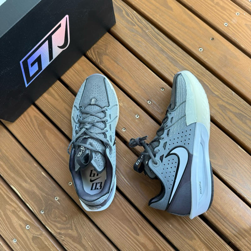 Nike Zoom GT Cut 3 GREY 灰狼 灰白 實戰鞋 籃球鞋DV2918-002 US12 30cm | 蝦皮購物