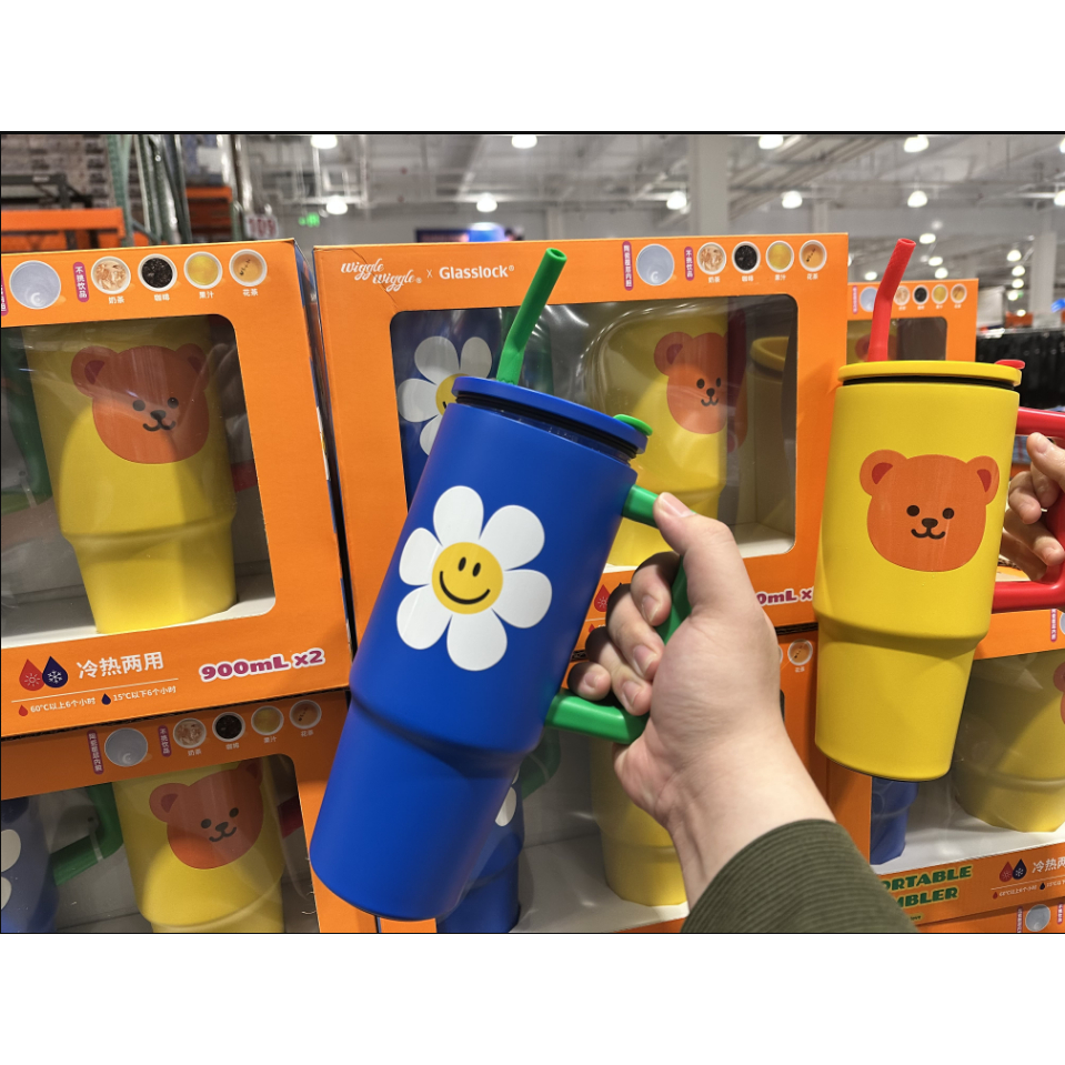 GLASSLOCK WATER BOTTLE 聯名保溫杯生日禮物情侶禮物交換禮物情侶保溫杯冰壩杯兩個一組 夏日補充水分 | 蝦皮購物