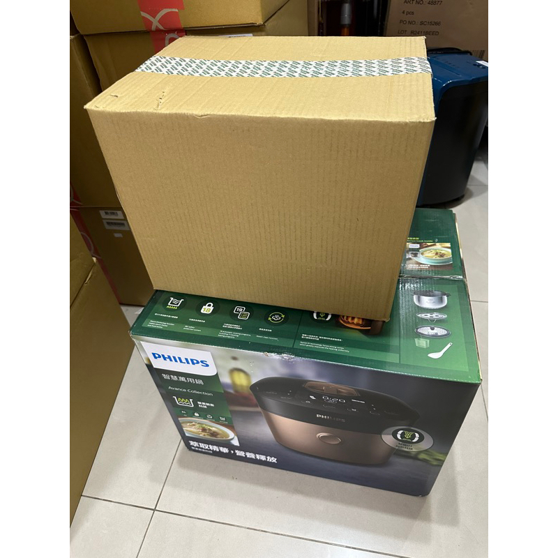 飛利浦PHILIPS 雙重脈衝智慧IH萬用鍋 HD2195電子壓力鍋 金小萬 全新未拆 | 蝦皮購物