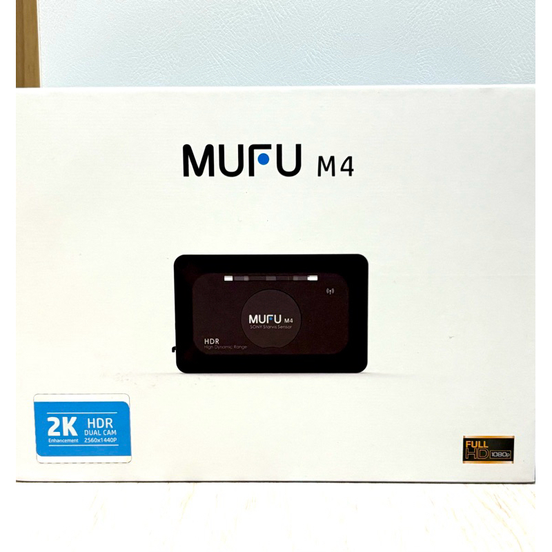 【李多慧推薦款/贈64G+私訊現折價】MUFU M4 黑盒子 雙鏡頭 行車記錄器 2K HDR GPS測速警示 停車監控 | 蝦皮購物