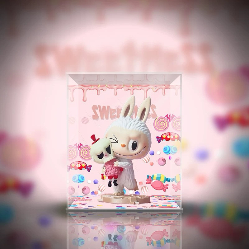 《Yao 挖寶趣》 泡泡瑪特 PVC GK 黏土人 黏土娃 盒玩 食玩 雕像 燈光 階梯 尺寸客製化 展示盒39 | 蝦皮購物