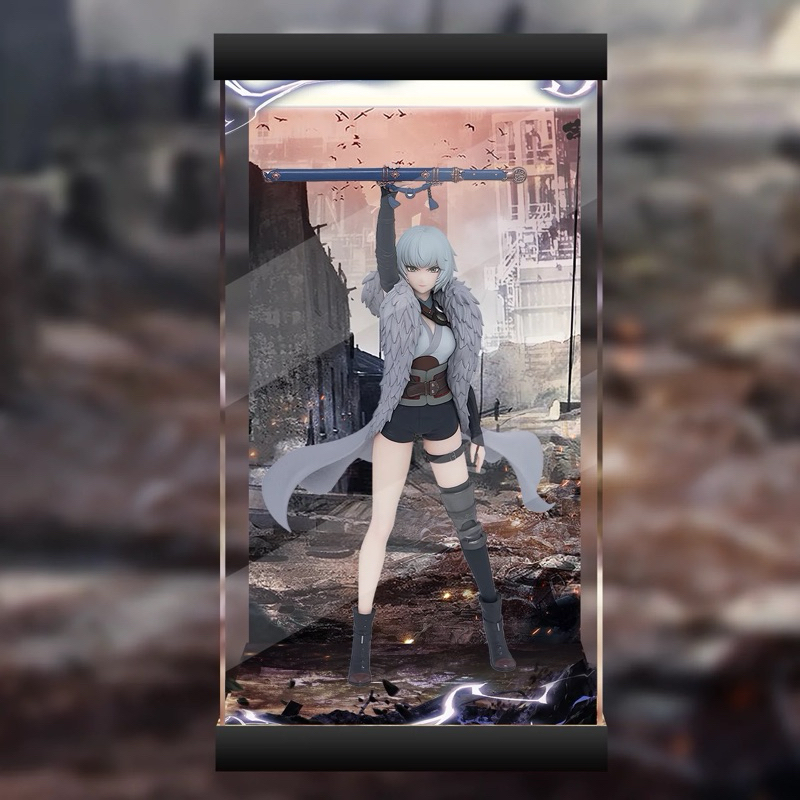 《Yao 挖寶趣》 泡泡瑪特 PVC GK 黏土人 黏土娃 盒玩 食玩 雕像 燈光 階梯 尺寸客製化 展示盒92 | 蝦皮購物