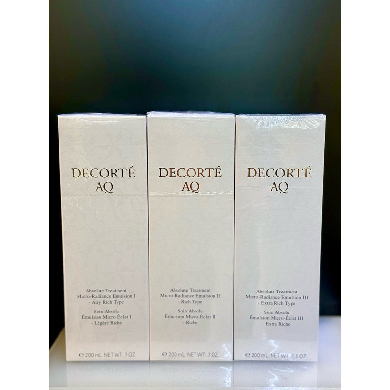 DECORTE黛珂 AQ煥妍柔膚乳（包含美白系列）200ml | 蝦皮購物
