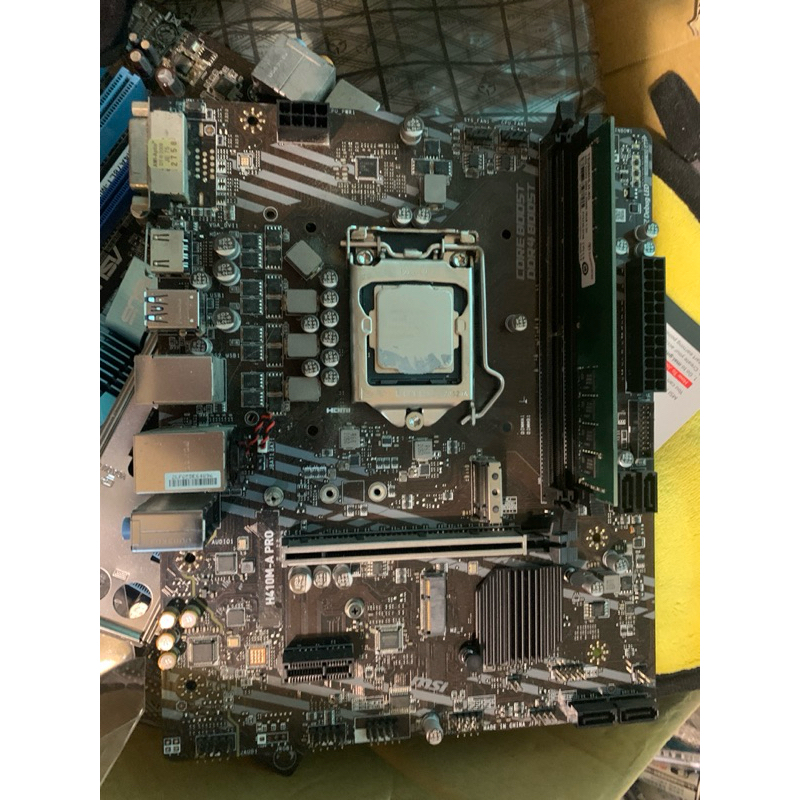 華碩 1200 主機板 Asus H410M-A Pro 無檔版 | 蝦皮購物