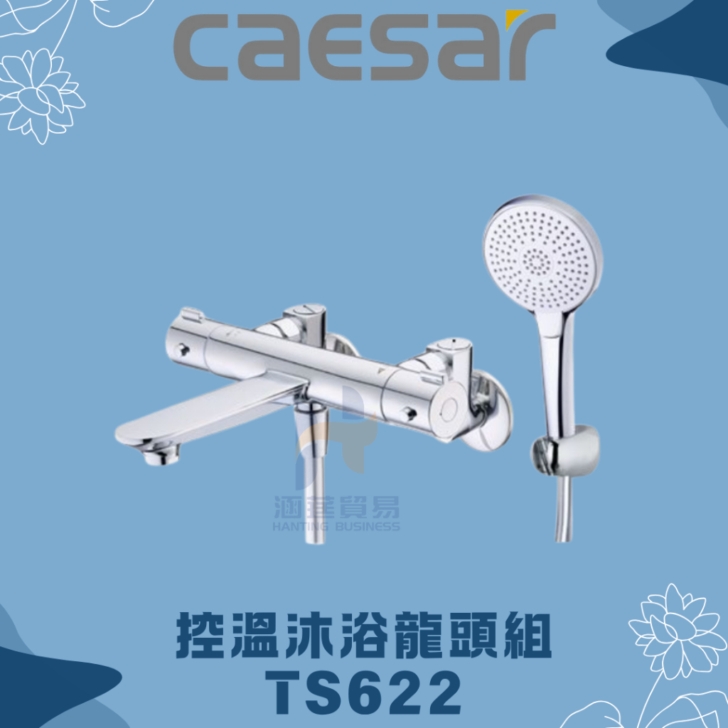 凱撒 CAESAR TS622 控溫沐浴龍頭組 沐浴龍頭 蓮蓬頭 加長出水嘴 | 蝦皮購物