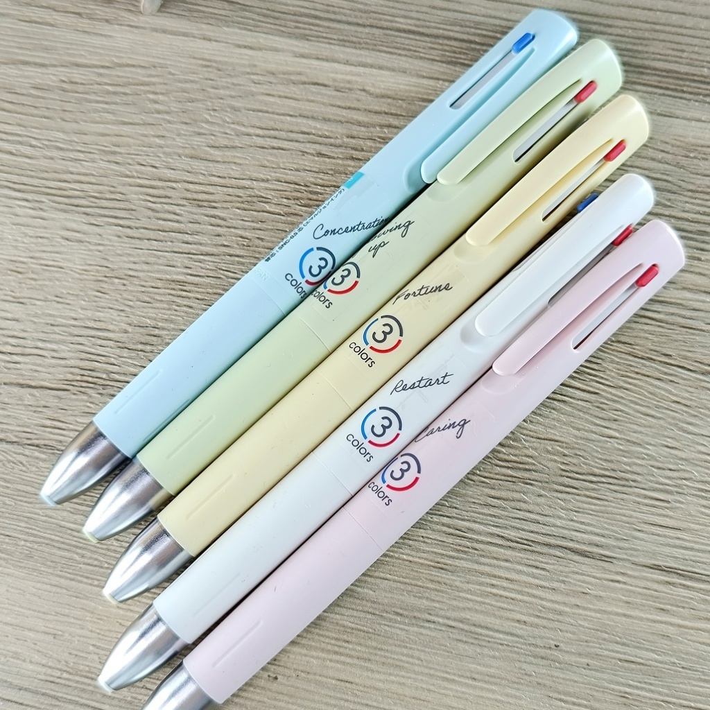 【mobisu】日本ZEBRA 斑馬 bLen 3C 三色原子筆0.5mm 2025限定色 | 蝦皮購物
