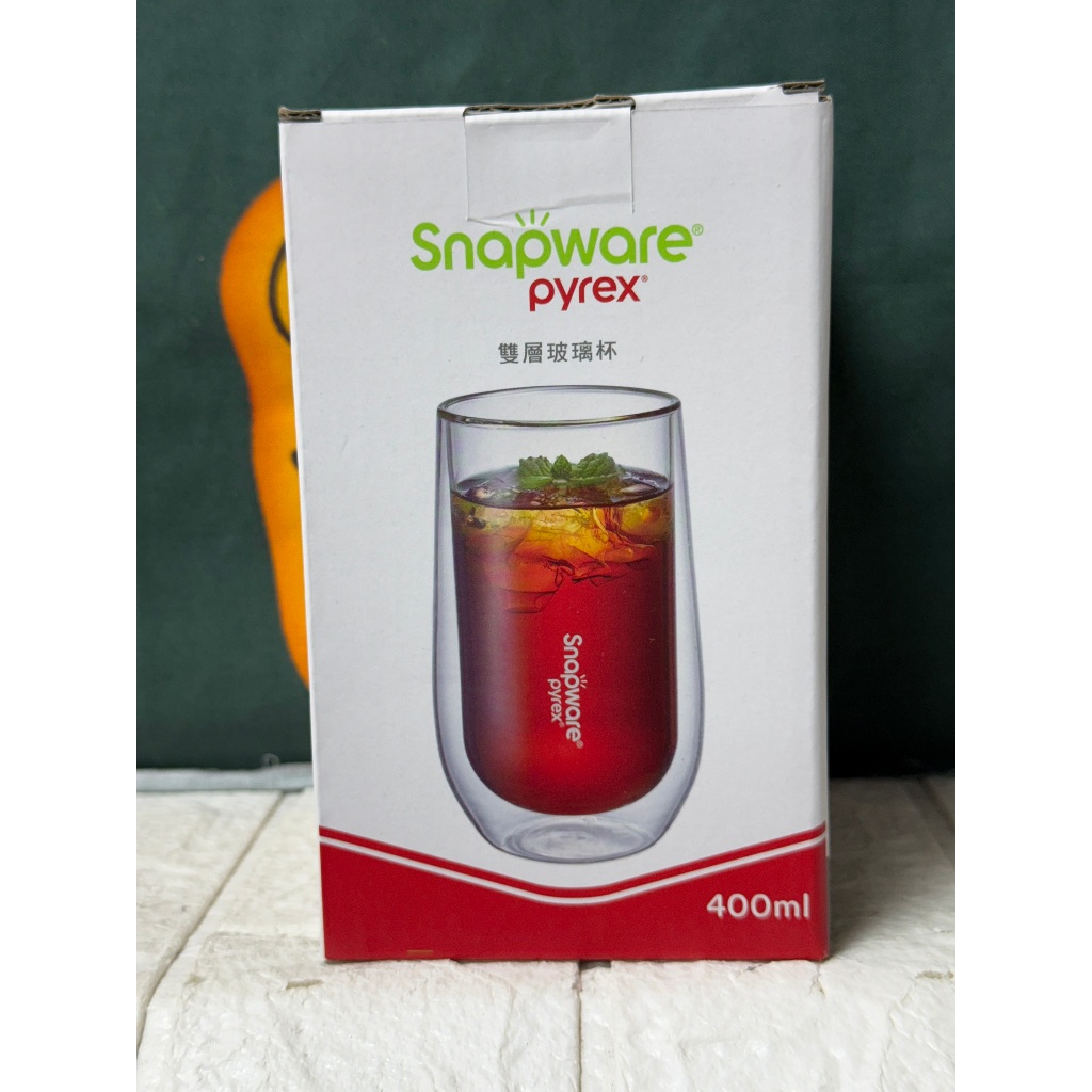 康寧餐具 SNAPWARE 雙層玻璃杯400ml | 蝦皮購物