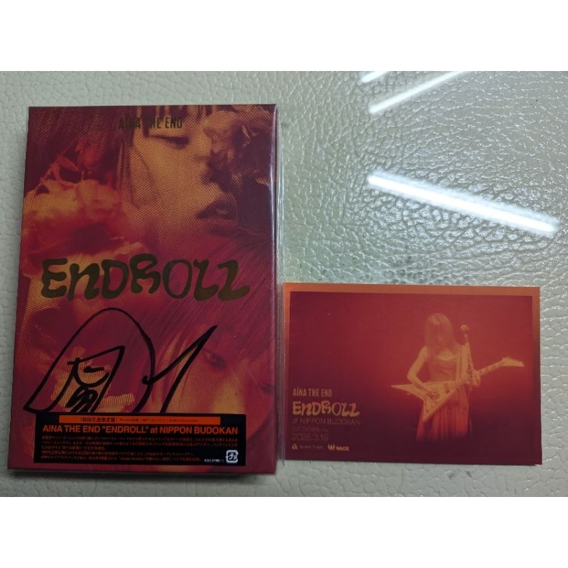 [搖滾名人堂] AiNA THE END "ENDROLL" 武道館演唱會 親筆簽名 初回限定盤 Bish | 蝦皮購物