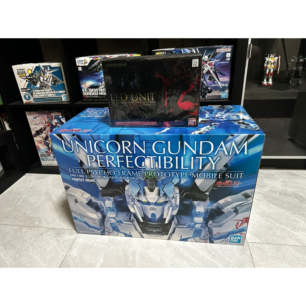 萬代 PG 1/60 UNICORN GUNDAM PERFECTIBILITY 神聖完美獨角獸鋼彈加LED燈組 | 蝦皮購物