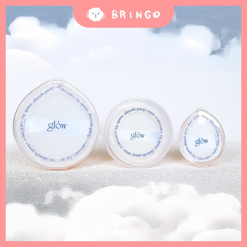 【BRINGO】glow 雲朵粉撲 cloud sponge 水滴粉撲 手指粉撲 粉撲 美妝蛋 化妝海綿 | 蝦皮購物