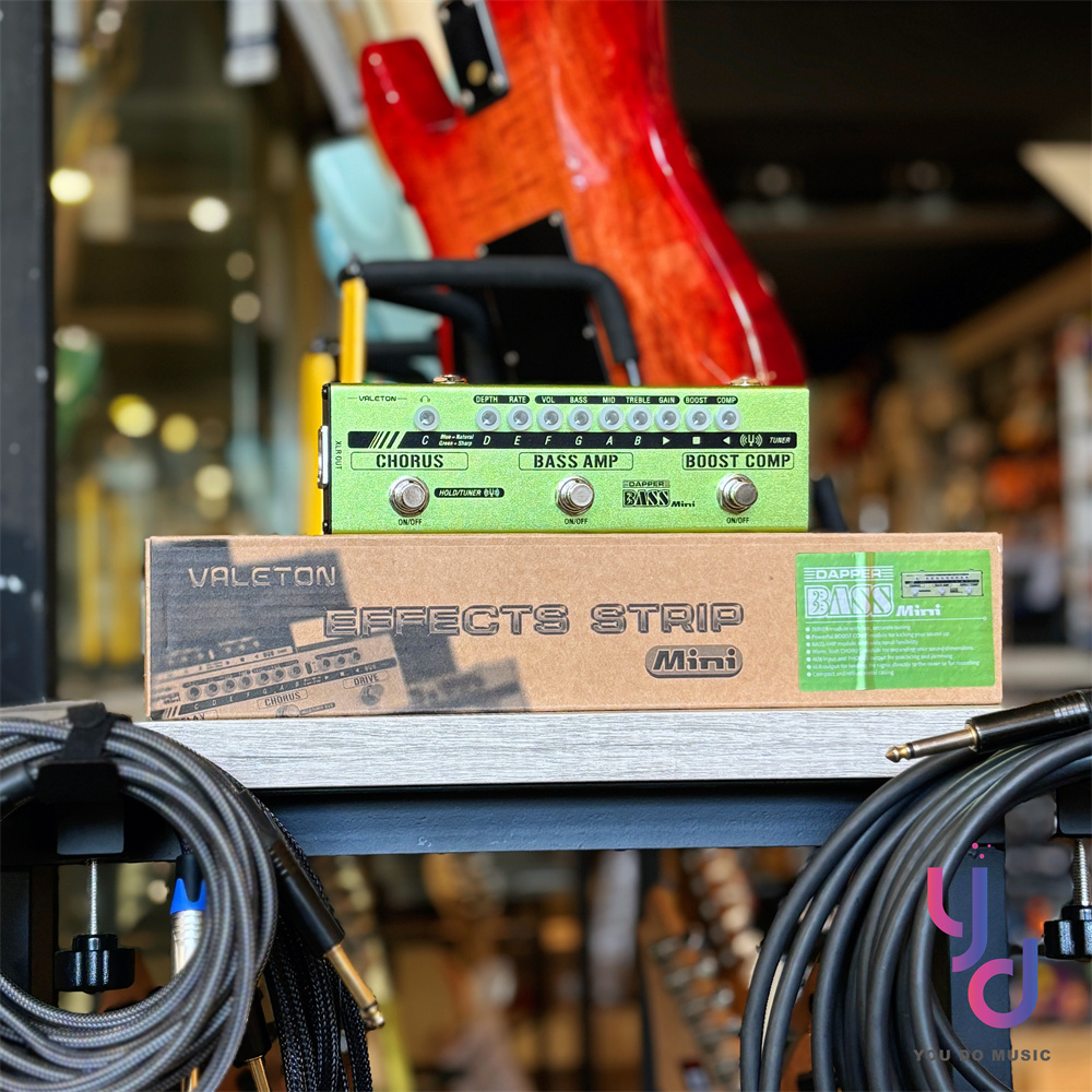 分期免運 贈鍍金導線+變壓器 Valeton Dapper Bass Mini 電貝斯 綜合 效果器 公司貨 一年保固 | 蝦皮購物