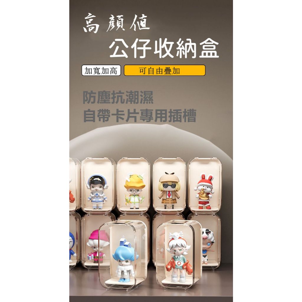【台灣現貨】公仔展示盒 盲盒收納盒 壓克力展示盒 泡泡瑪特 POPMart Labobo Crybaby Molly | 蝦皮購物