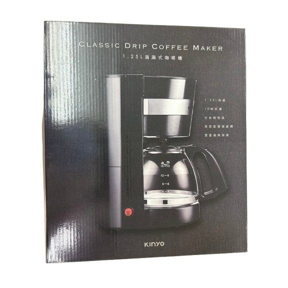 【現貨】【KINYO】1.25L滴漏式咖啡機(型號CMH-7570) | 蝦皮購物