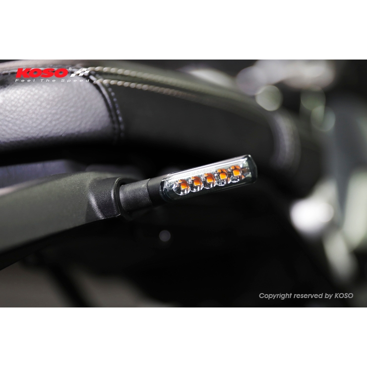 [BG] KOSO 電光序列式 LED方向燈 霧黑/ 燻黑殼 通用型方向燈 方向燈 DRG MMBCU | 蝦皮購物