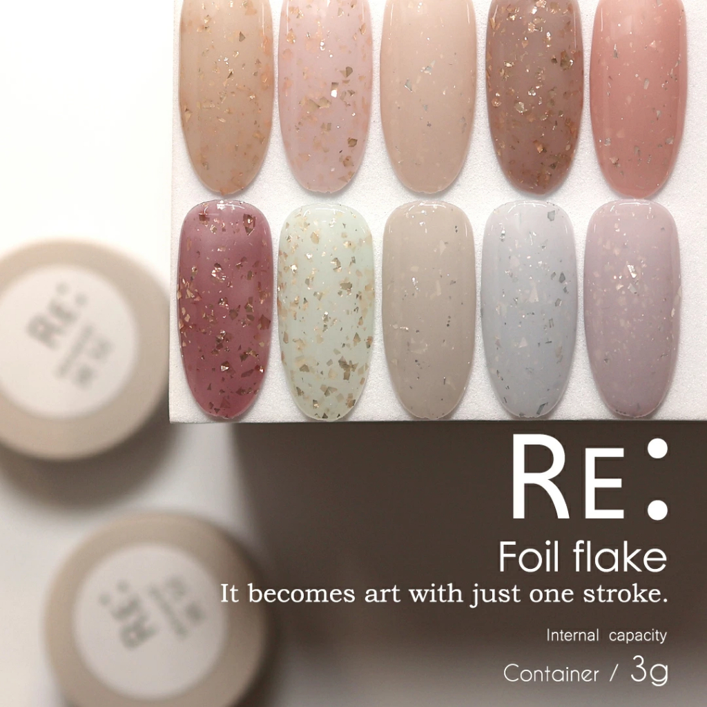 『HEESEY』日本代購【RE: 】Foil flake gel フォイルフレークジェル 3(預購) | 蝦皮購物