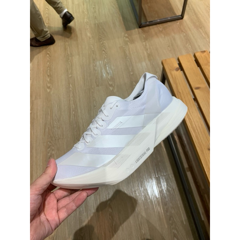 ADIDAS ADIZERO ADIOS PRO 4 白 全白 慢跑鞋 馬牌底 男女 JR6366 | 蝦皮購物