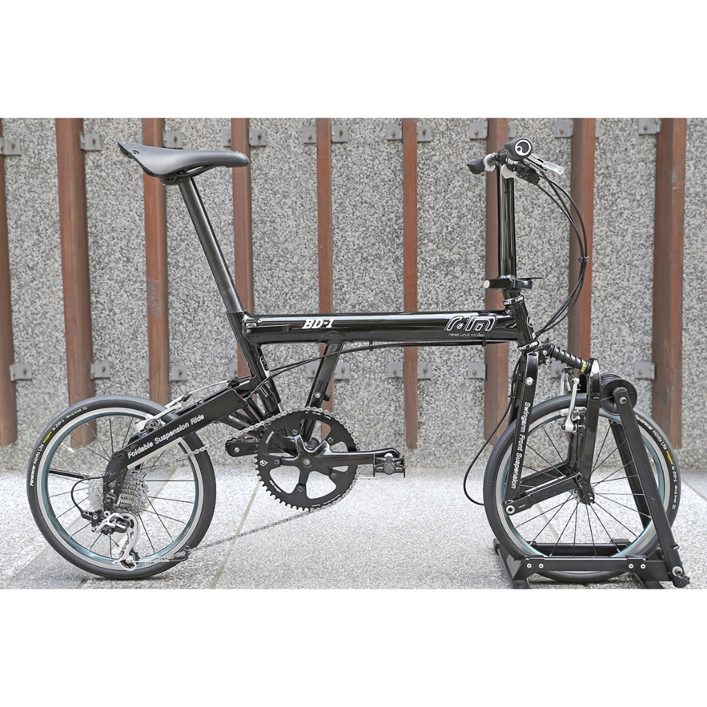 日本版 r&m BD-1 全車黑化 BIRDY 黑鳥 經典鳥 圓管鳥 鳥車 摺疊車 SHIMANO XT 十速 改裝 | 蝦皮購物