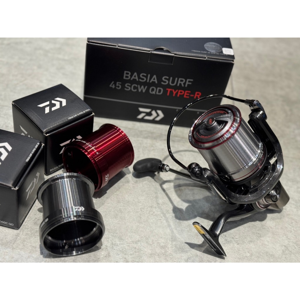💢桃園東區釣具【DAIWA 19 BASIA SURF 45 SCW QD TYPE-R 遠投捲線器 紡車捲線器 遠投】 | 蝦皮購物