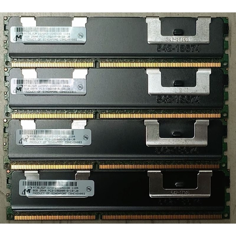 [機房備品] 伺服器用 記憶體 高品質DDR3 PC3-10600R RAM 8GB REG ECC 附散熱片 | 蝦皮購物