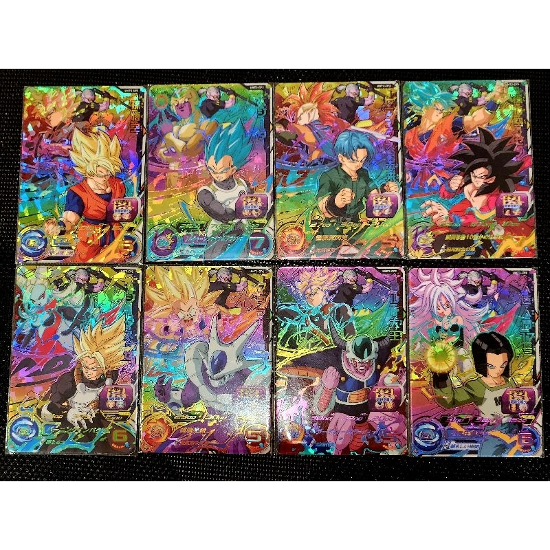 [七龍珠英雄] UMT3 CP1 - CP8 CP套組 八張一套 值得收藏 消費滿3000贈送一張隨機四星(可挑選) | 蝦皮購物