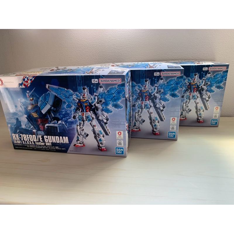 現貨在台 大阪萬博限定 EXPO2025 1/144 RX-78F00/E鋼彈（EX-001玻璃羽翼裝備） 鋼彈模型代購 | 蝦皮購物