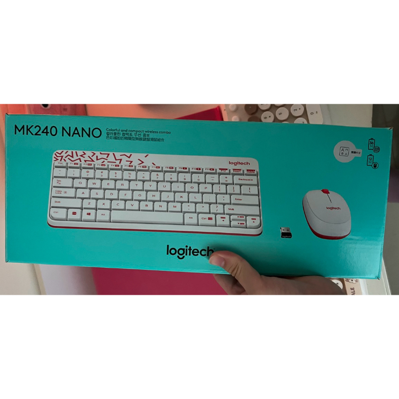 可議價！Logitech MK240 NANO無線鍵盤 | 蝦皮購物