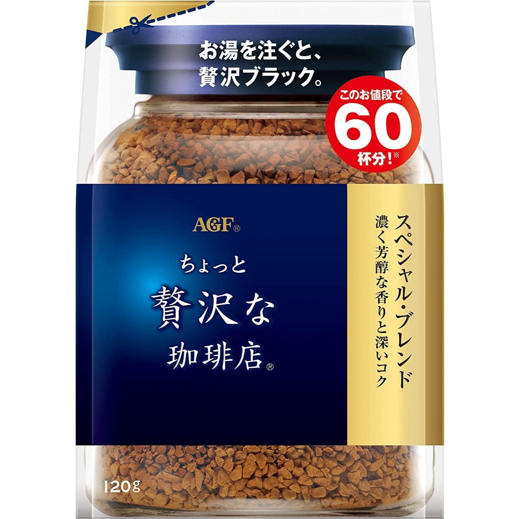 [現貨] AGF 120g 華麗贅澤咖啡 藍金 (效期2027/02月) 補充包 | 蝦皮購物