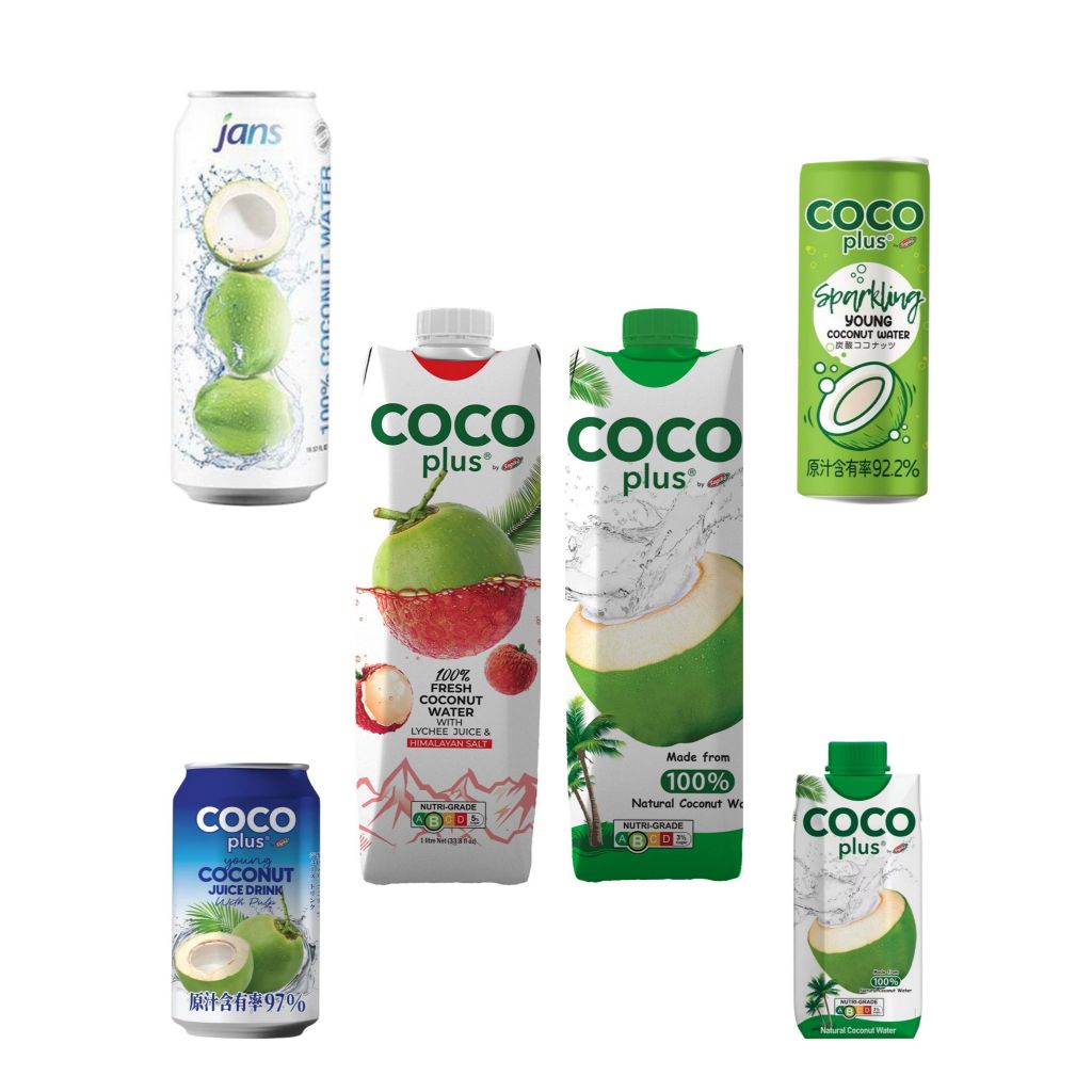 椰子水 jans 100% 椰子水/ Cocoplus 100% 椰子水/ 荔枝喜瑪拉雅鹽味/ 氣泡椰子水/ 含果肉 | 蝦皮購物