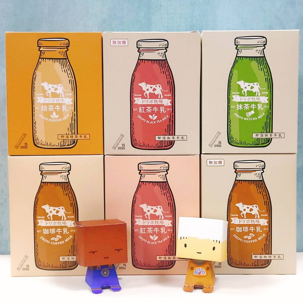免運 快速出貨 Dripo牧場 咖啡牛乳 紅茶牛乳 抹茶牛乳 焙茶牛乳 咖啡 紅茶 抹茶 焙茶 無加糖 即溶 25入 | 蝦皮購物
