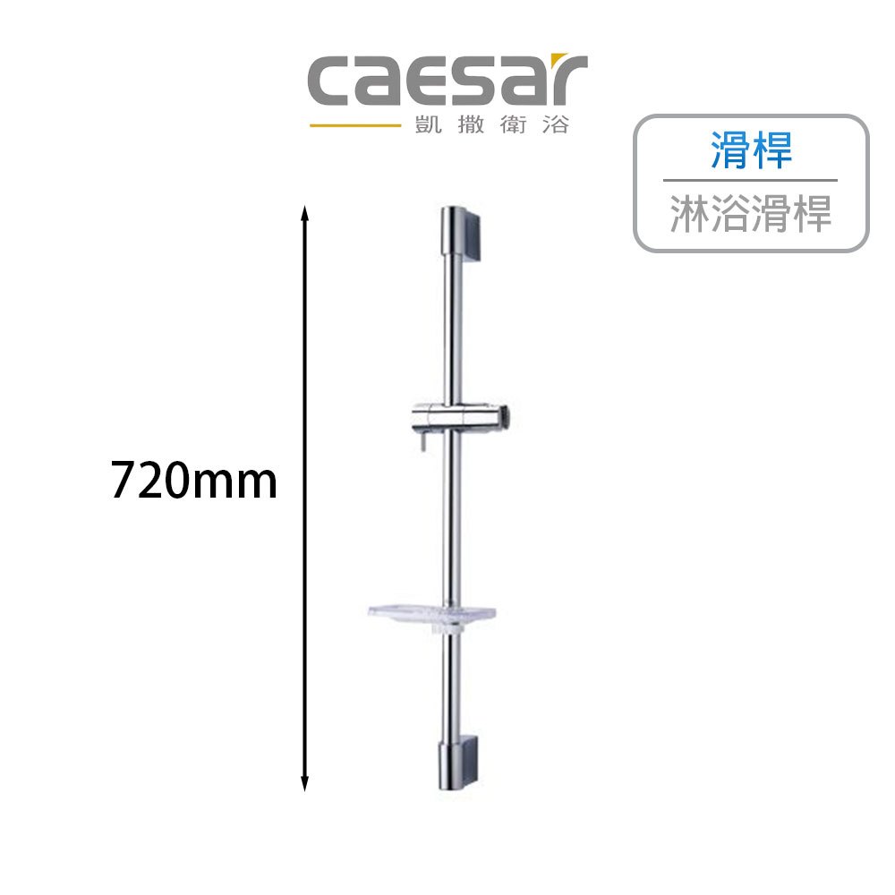 Caesar 凱撒 沐浴滑桿 可調整 SPA淋浴用 升降滑桿組 蓮蓬頭滑桿 不鏽鋼 把手滑桿 WG119 (含發票) | 蝦皮購物